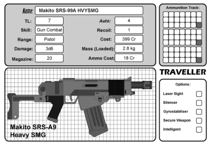 Gun Sheet | Mongoose Publishing