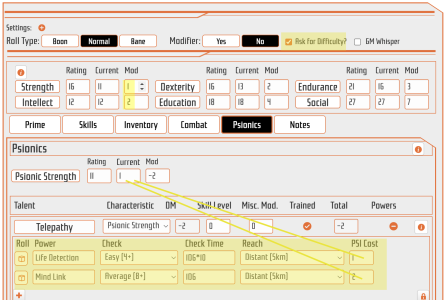 Official Mongoose Traveller 2nd Edition Character Sheet On Roll20 Is ...